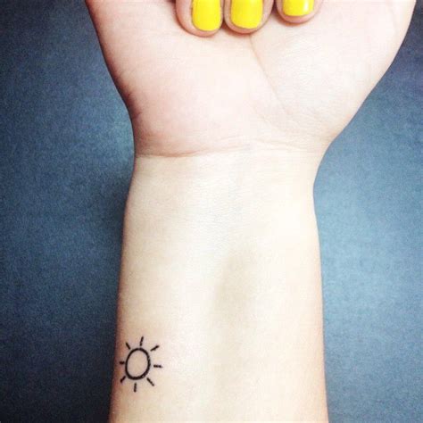 Here Comes The Sun Tattoo Tiny Tattoos Small Tattoos Simple Tattoos