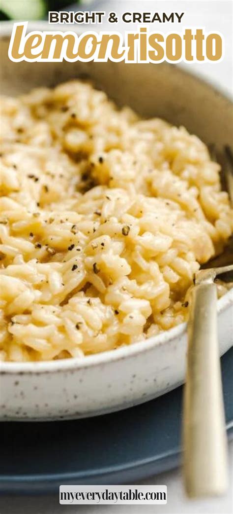 Easy Lemon Risotto Recipe Creamy And Restaurant Quality