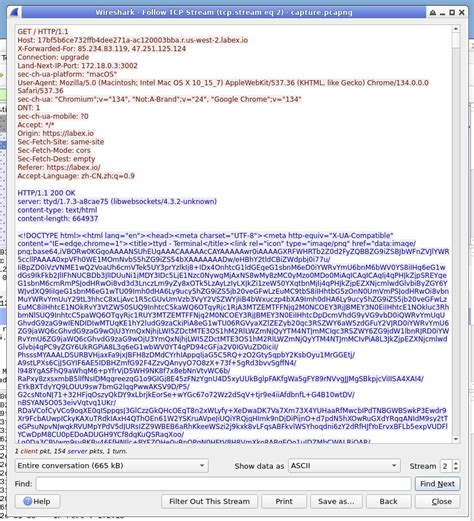 Analizar El Tráfico Tcp Con Wireshark Función Seguir Flujo Tcp Labex