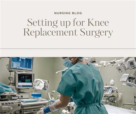 Behind The Scenes Setting Up The Or For Knee Replacement Surgery