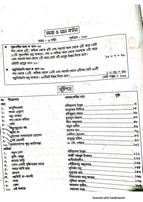 Class Seven7 Bangla 1st Paper Guidenote Pdf Download ৭ম সপ্তম