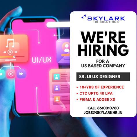 Skylark Hr Solutions Pvt Ltd On Linkedin Skylark Hiring Senior Ux