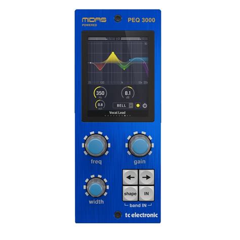 TC Electronic PEQ DT Parametric Channel EQ Plug In And Interface At Gear Music