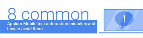 8 Common Appium Mobile Test Automation Mistakes And How To Avoid Them By Pcloudy Ai Testing