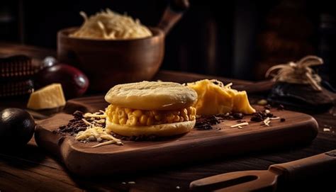 Arepa Artesanal Comida Colombiana Arepa De Chocolo Foto Premium
