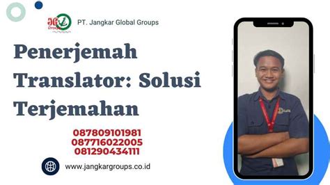 Penerjemah Translator Solusi Terjemahan Jangkar Global Groups