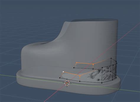 【blender】靴の作り方メモ｜ももまる