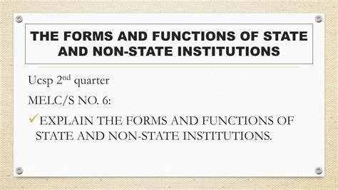 Solution Understanding Culture Society And Politics State Vs Non State