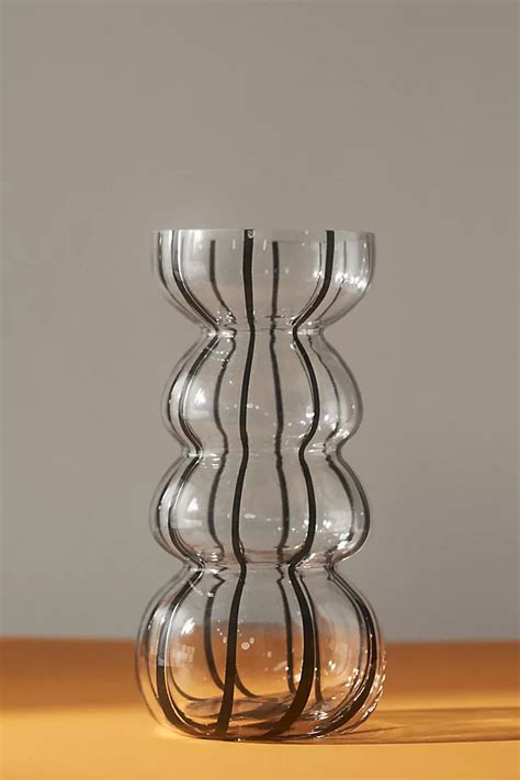 Striped Glass Vase Anthropologie