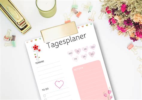 Word Kostenlose Tagesplaner Vorlagen Office