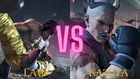Tekken 8 Law Vs Aggressive Kazuya Youtube