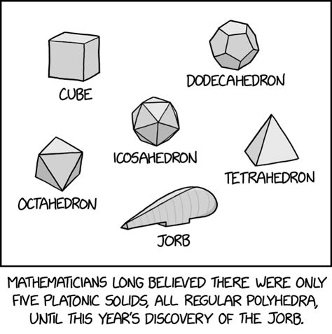 2781 The Six Platonic Solids Explain Xkcd