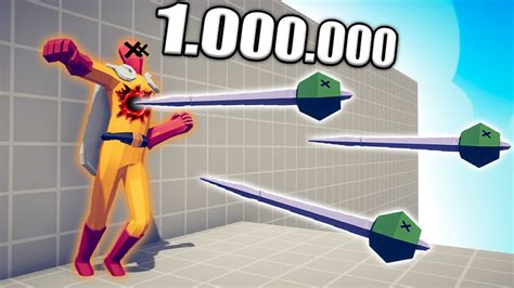 1000000 Damage Needle Vs Units Tabs Totally Accurate Battle
