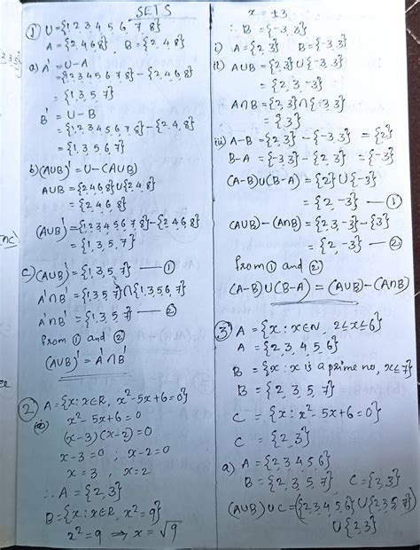 Answers Maths Notes Teachmint