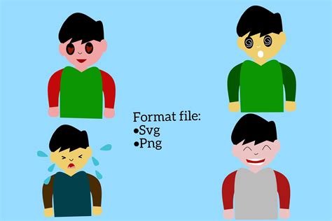 Facial Expression Graphic By Rahmad Ramadhan · Creative Fabrica