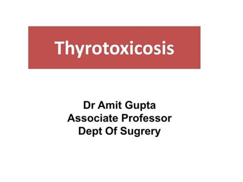 Thyrotoxicosis Pptx