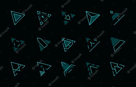 Premium Vector Hud Game Cursor Game Interface Pointer Sign For