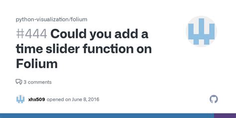 Could You Add A Time Slider Function On Folium Issue Python Visualization Folium GitHub