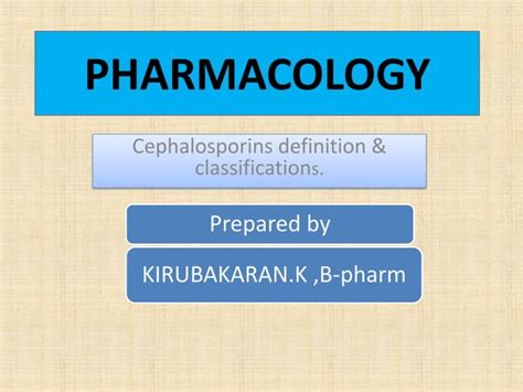 Pharmacology Ppt