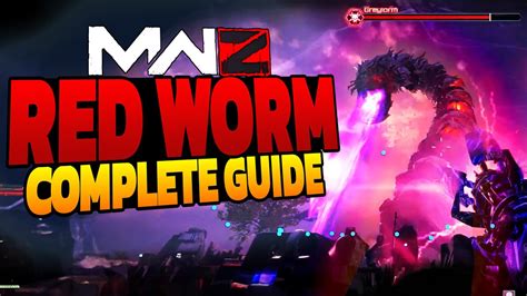 Mw3 Zombies Red Worm Fight Complete Guide Youtube