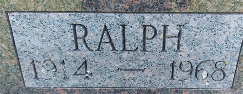 Ralph Joseph Schram 1914 1968 Find A Grave Memorial