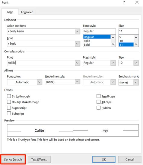 Change Default Font For Table Of Figures In Word Mac Addboo