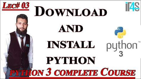 Python Tutorial In Urdu Hindi Download And Install Python 3 In Your