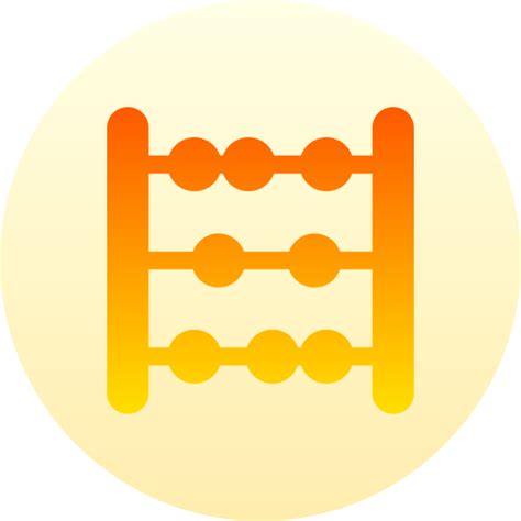 Abacus Basic Gradient Circular Icon