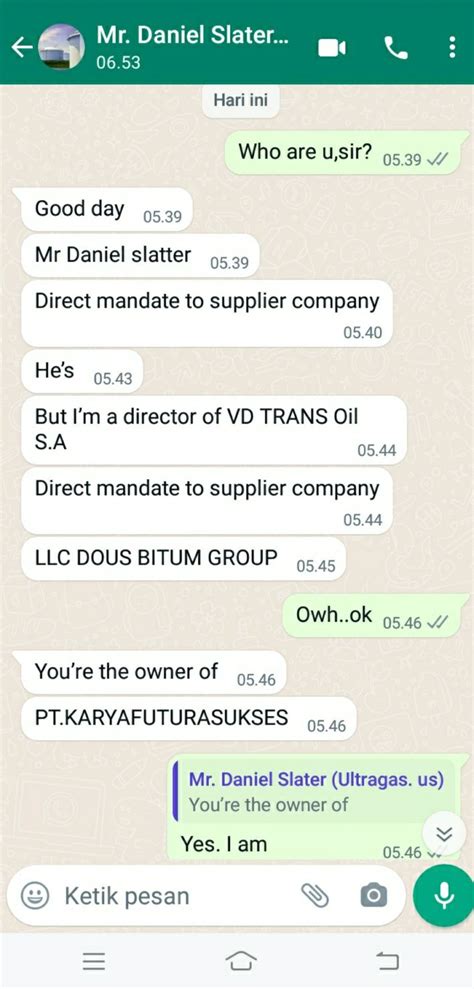 Scammer Sandi Setiawan