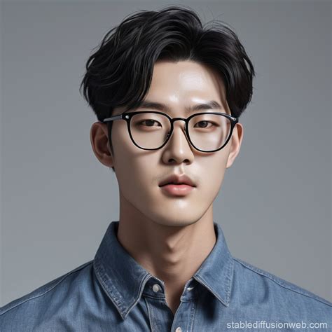 Realistic Korean Male Model Stable Diffusion Online