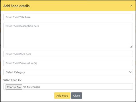 Online Food Delivery System Project In Spring Boot Java Mysql Jsp Bootstrap