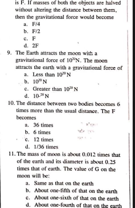 is f if masses of both the objects are halved without altering the