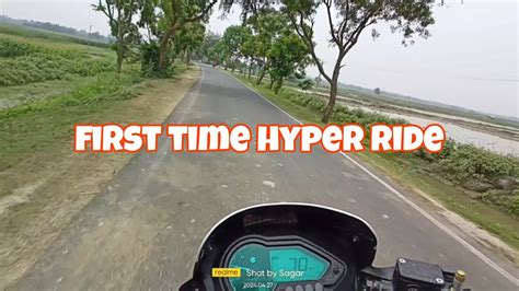 First Time Hyper Ride 125 Pulsar Break File 😧thelakravlog Youtube