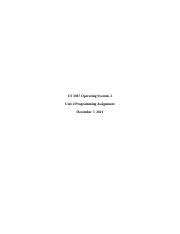 Cs Unit Programming Assignment Docx Cs Operating Systems
