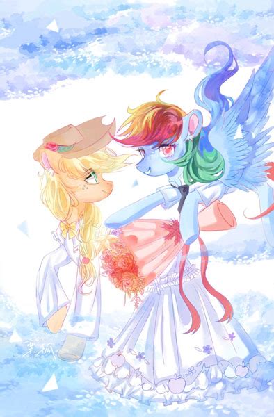 Rainbow Dash Wedding Dress