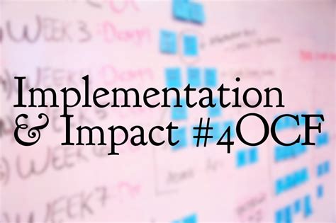 Implementation And Impact Four Oclock Faculty