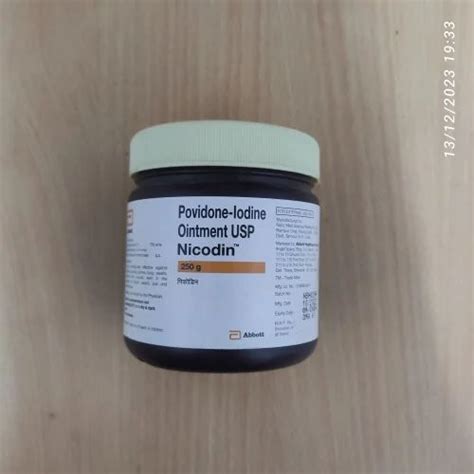 Nicodin Povidone Iodine Ointment Usp At ₹ 390 Piece Nagasandra