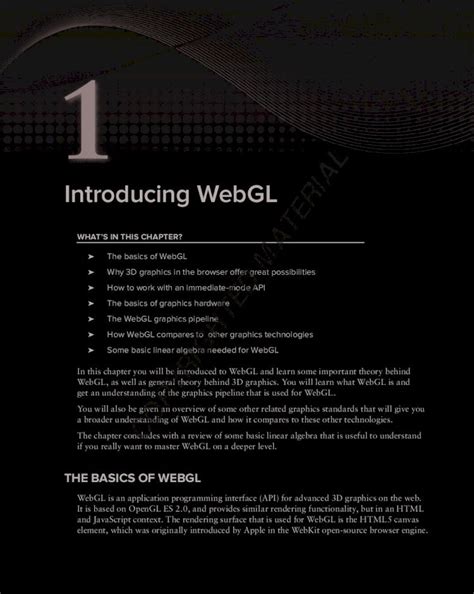 pdf introducing webgl · how webgl compares to other