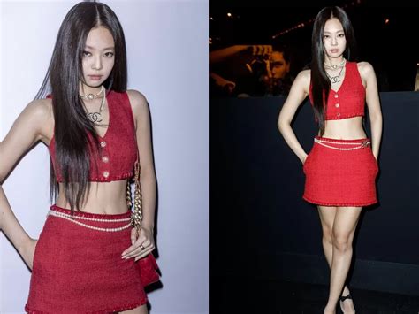 Penampilan Elegan Dan Seksi Jennie Blackpink Di Acara Paris Fashion