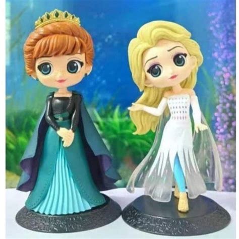 Jual Qposket Frozen 2 Topper Kue Princess Elsa And Anna Figure