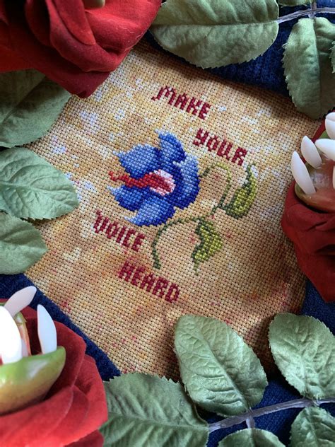 Make Your Voice Heard Free Pattern — Noctiflora Designs