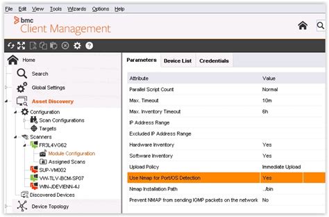 client management improve asset discovery scan for computers detection