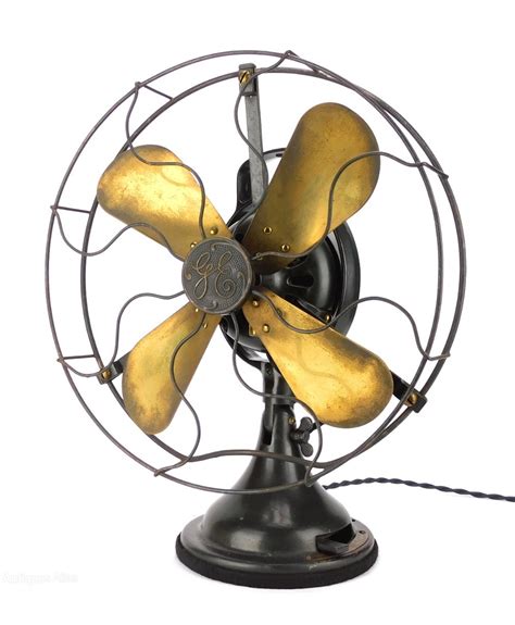 Antiques Atlas 1921 12 Brass Blade Cast Brass Bell Ge Fan As1011a030