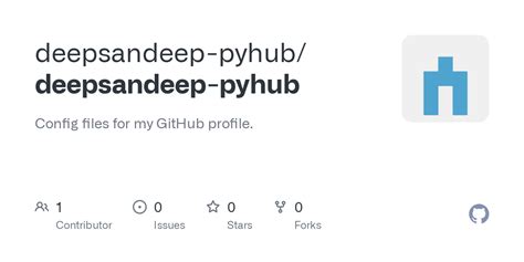 GitHub Deepsandeep Pyhub Deepsandeep Pyhub Config Files For My