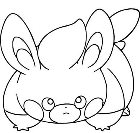 ぬりえ ポケットモンスター スカーレットバイオレット パモ 9 ぬり絵 刺繍 図案 キャラクター 塗り絵