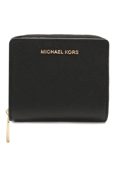 Женские черные кожаное портмоне jet set MICHAEL MICHAEL KORS купить в ...