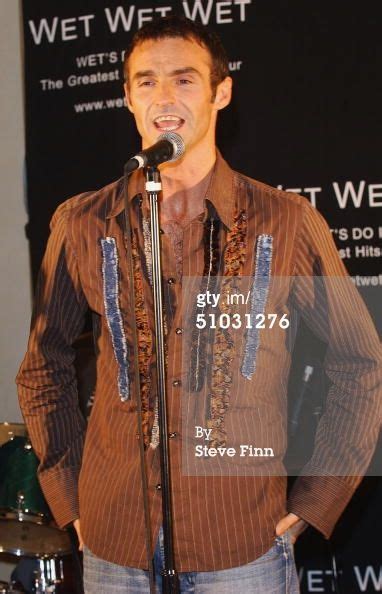 Singer Marti Pellow Of The Band Wet Wet Wet Performs To Formally