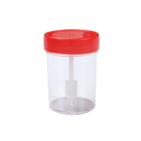 Stool Sample Container Professional Stool Sampling Container With Screw On Lid And Attached Spoon
