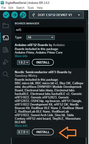 ตดตงบอรด Microbit V1 ใน Arduino IDE V2