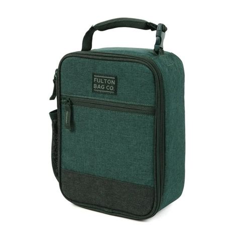 Fulton Bag Co Upright Lunch Bag Dark Emerald